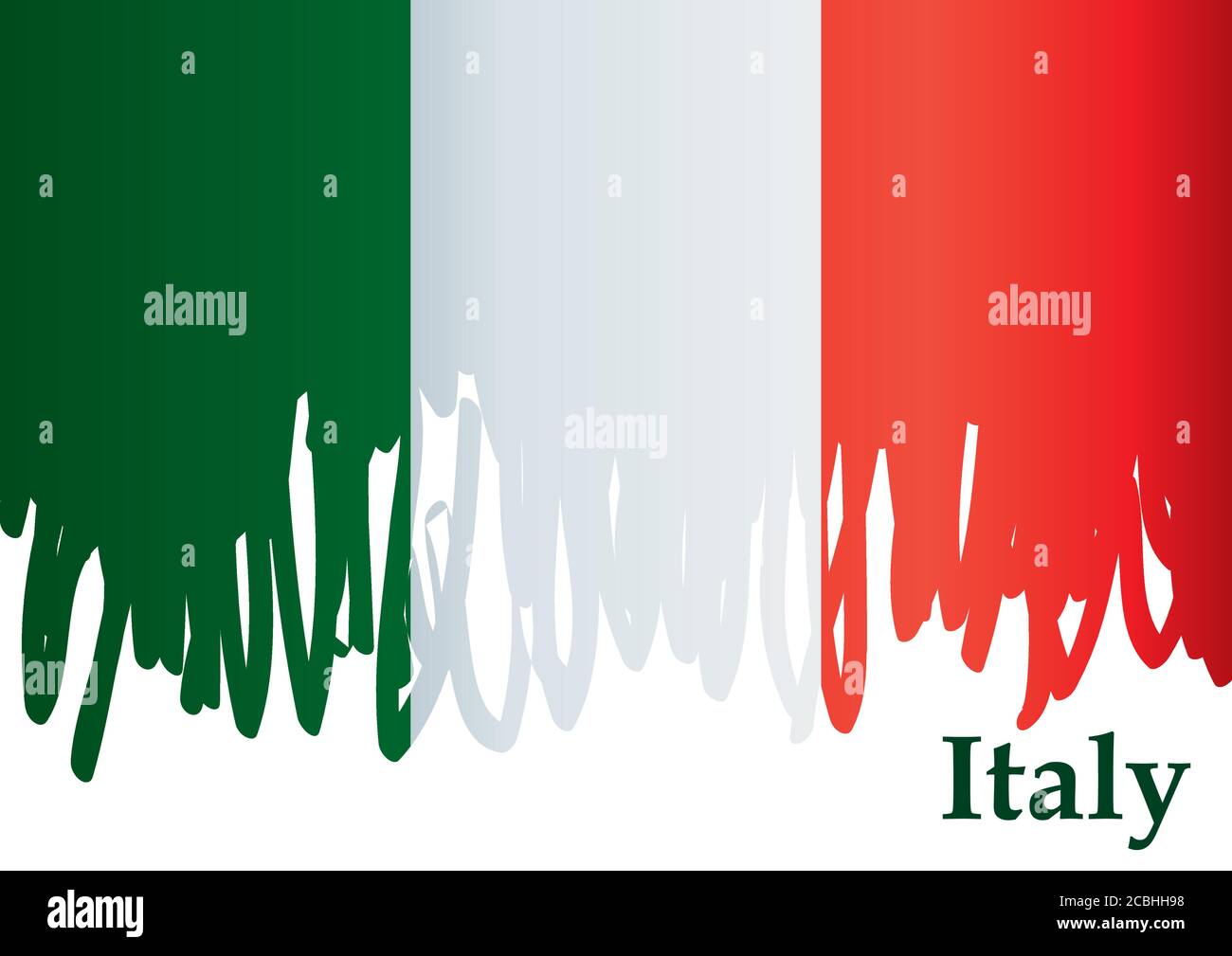 Flag of Italy, Italian Republic. Template for award design, an official ...