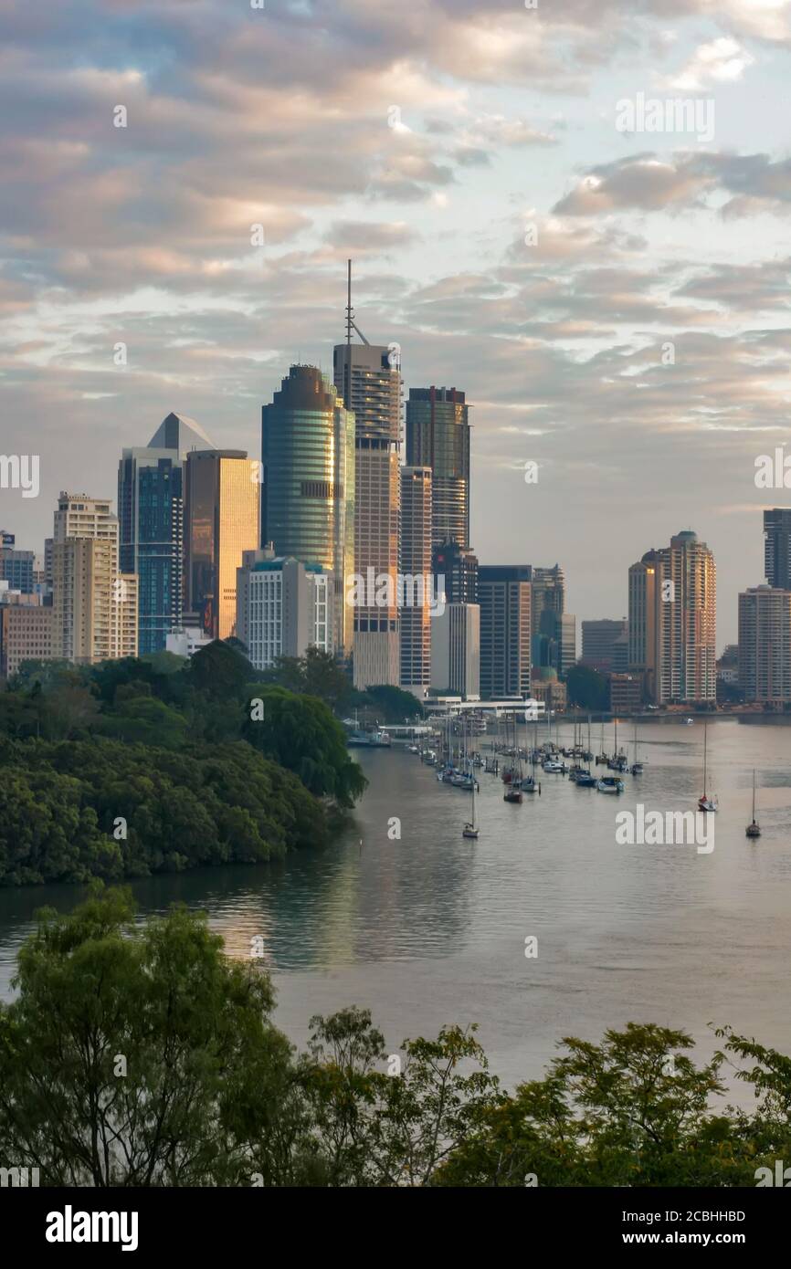 Scenic sunset over the Brisbane City, Australia Stock Photo - Alamy