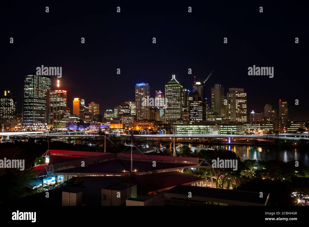 Brisbane city nightscape hi-res stock photography and images - Alamy