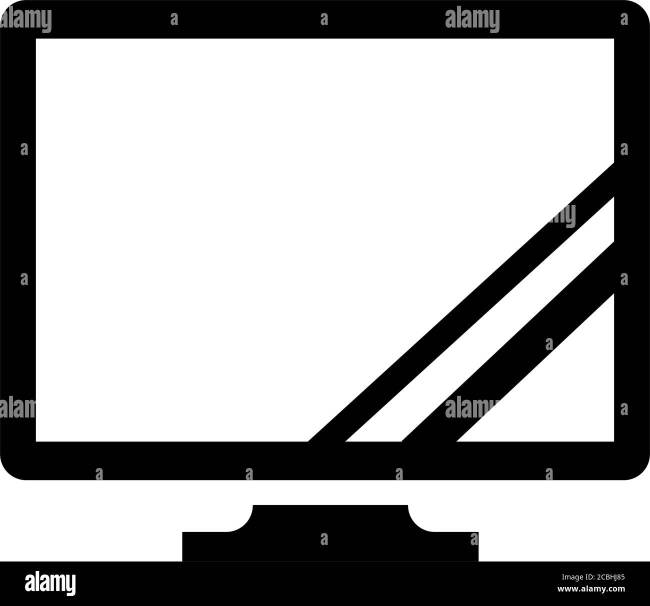 Display screen house symbol hi-res stock photography and images - Alamy