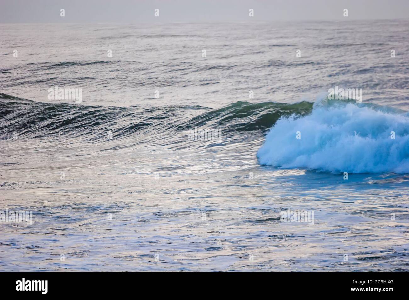Sea surface with foamy waves. Powerful ocean waves Stock Photo - Alamy