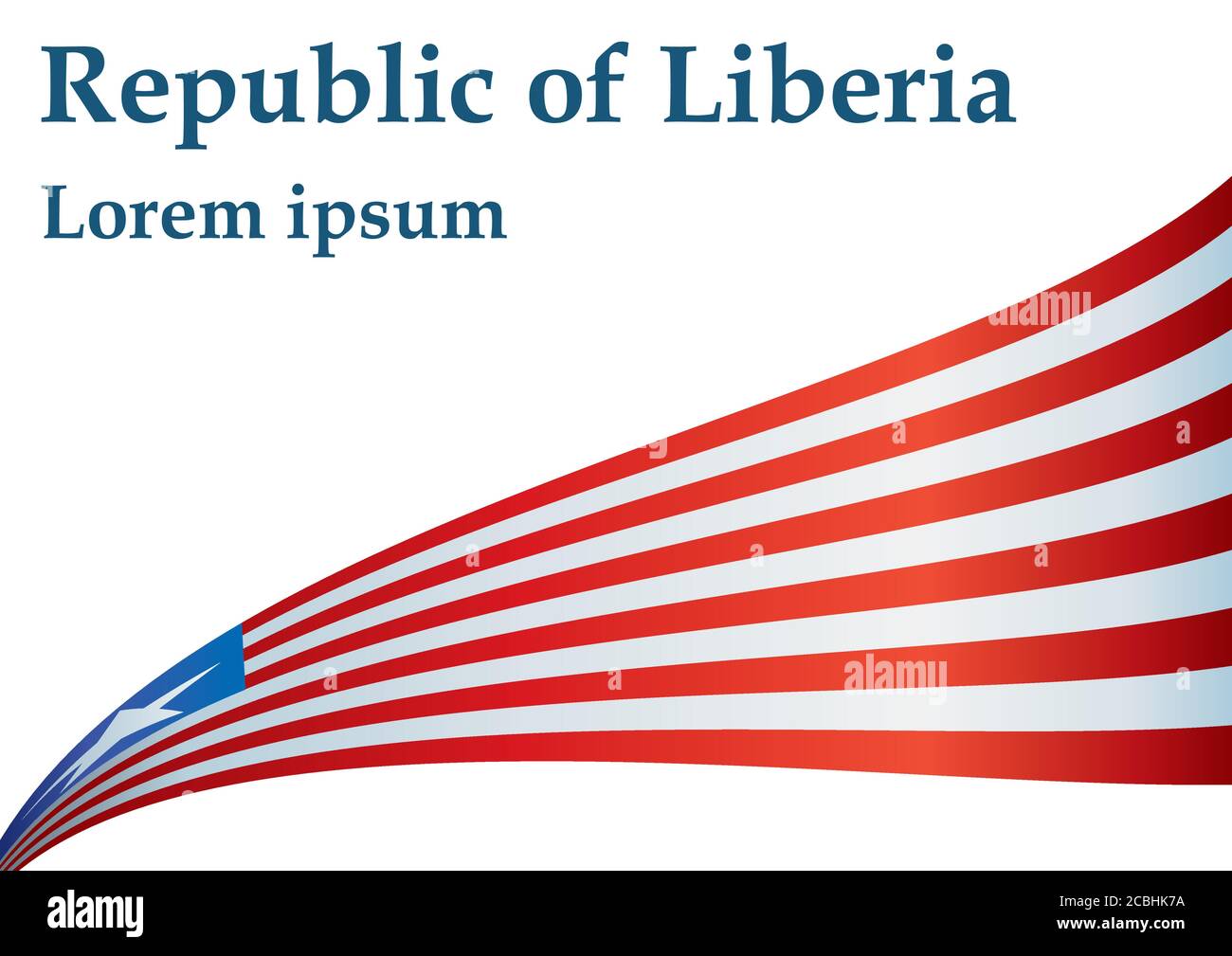 Flag of Liberia, Republic of Liberia is a country on the West African ...