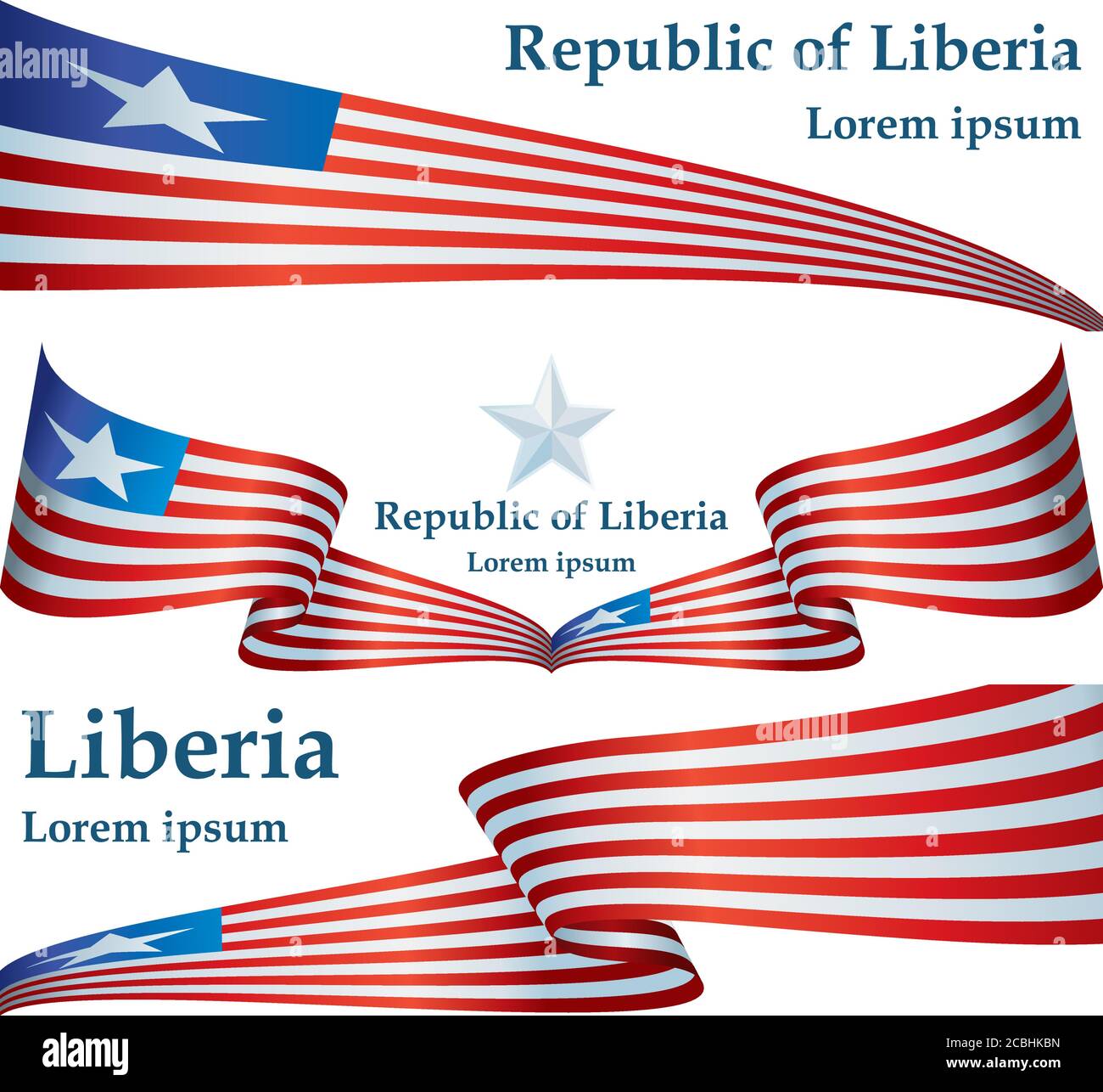 Flag of Liberia, Republic of Liberia is a country on the West African ...