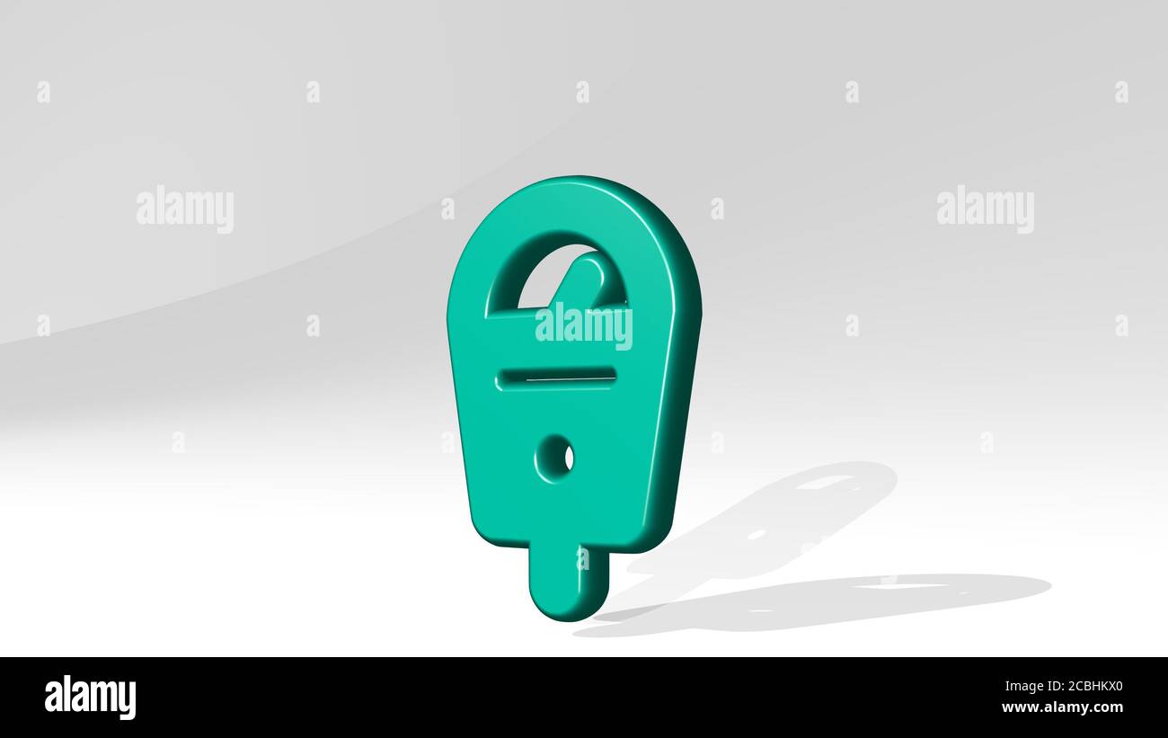 BUSINESS SCALE 3D icon casting shadow - 3D illustration for background ...