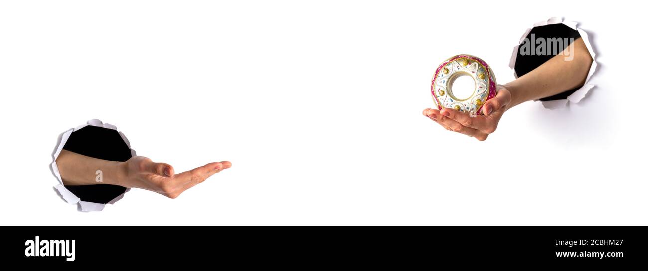 Stretches through Cut Out Stock Images & Pictures - Alamy