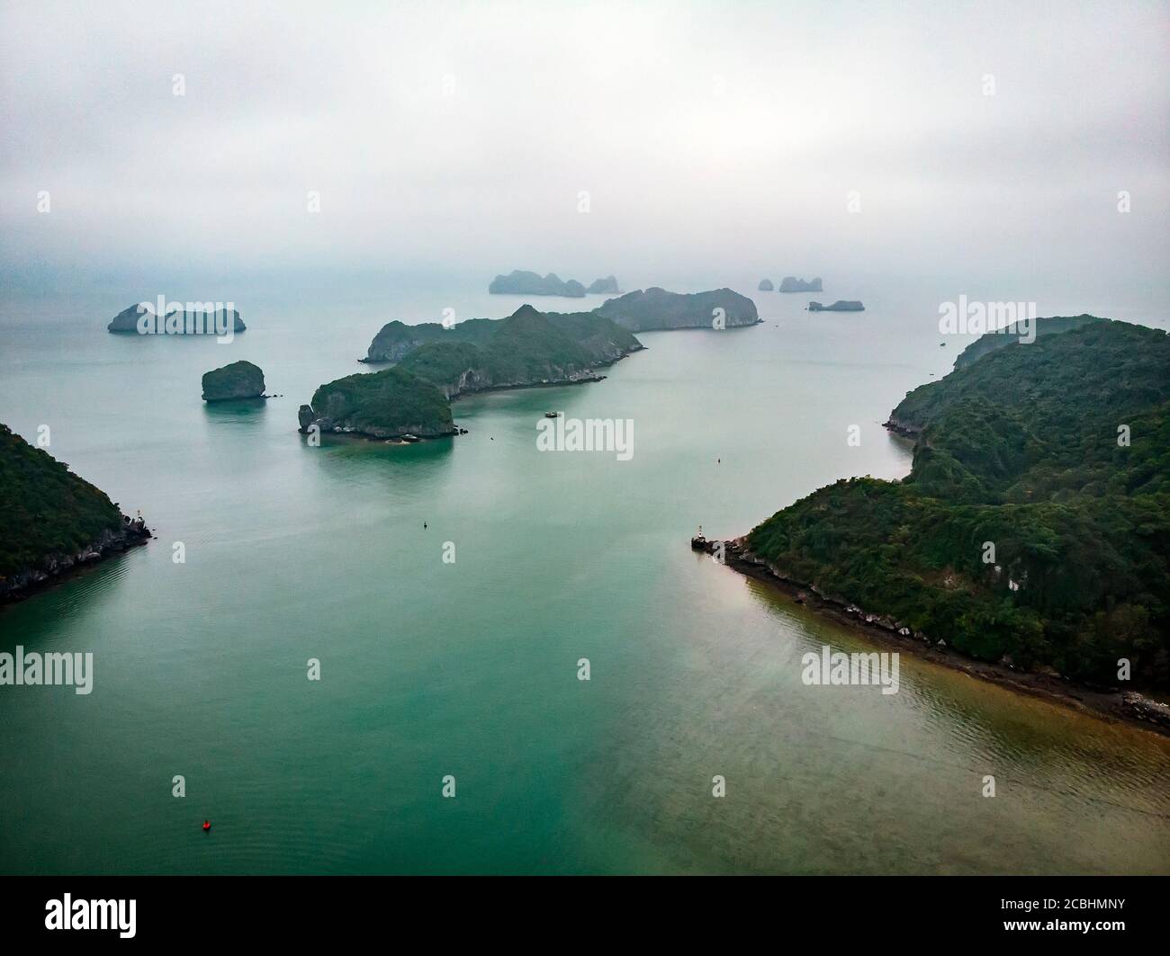 Ha long bay aerial view hi-res stock photography and images - Alamy