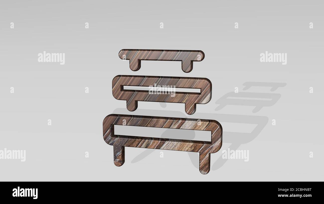ATHLETICS JUMPING 3D icon standing on the floor - 3D illustration for ...