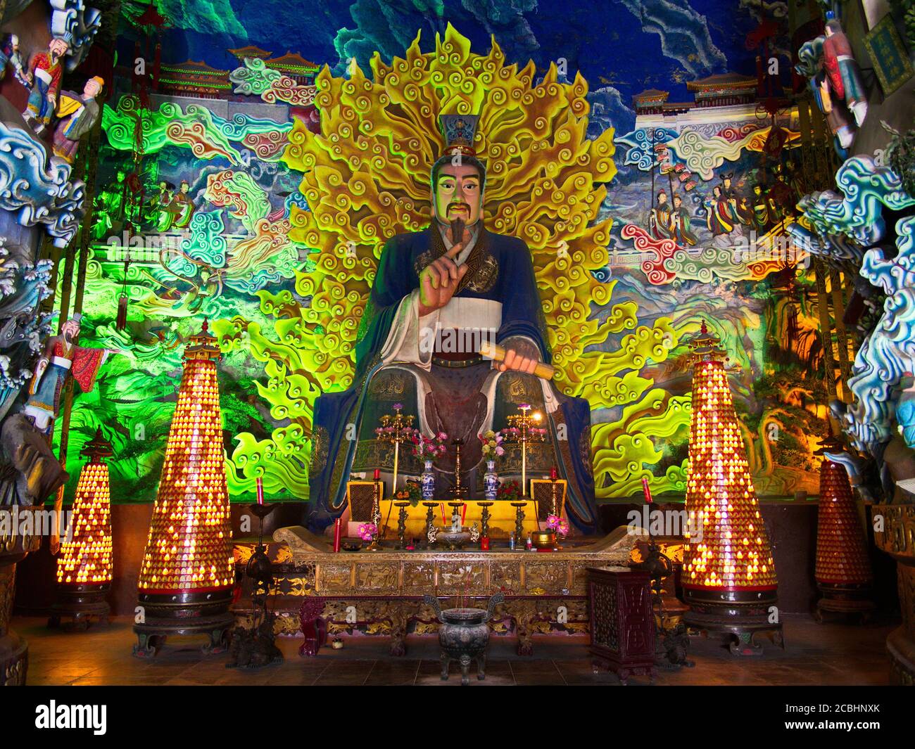 The Lord Jie Statue is the place where Jie Zitui,Famous Loyalty Office ...