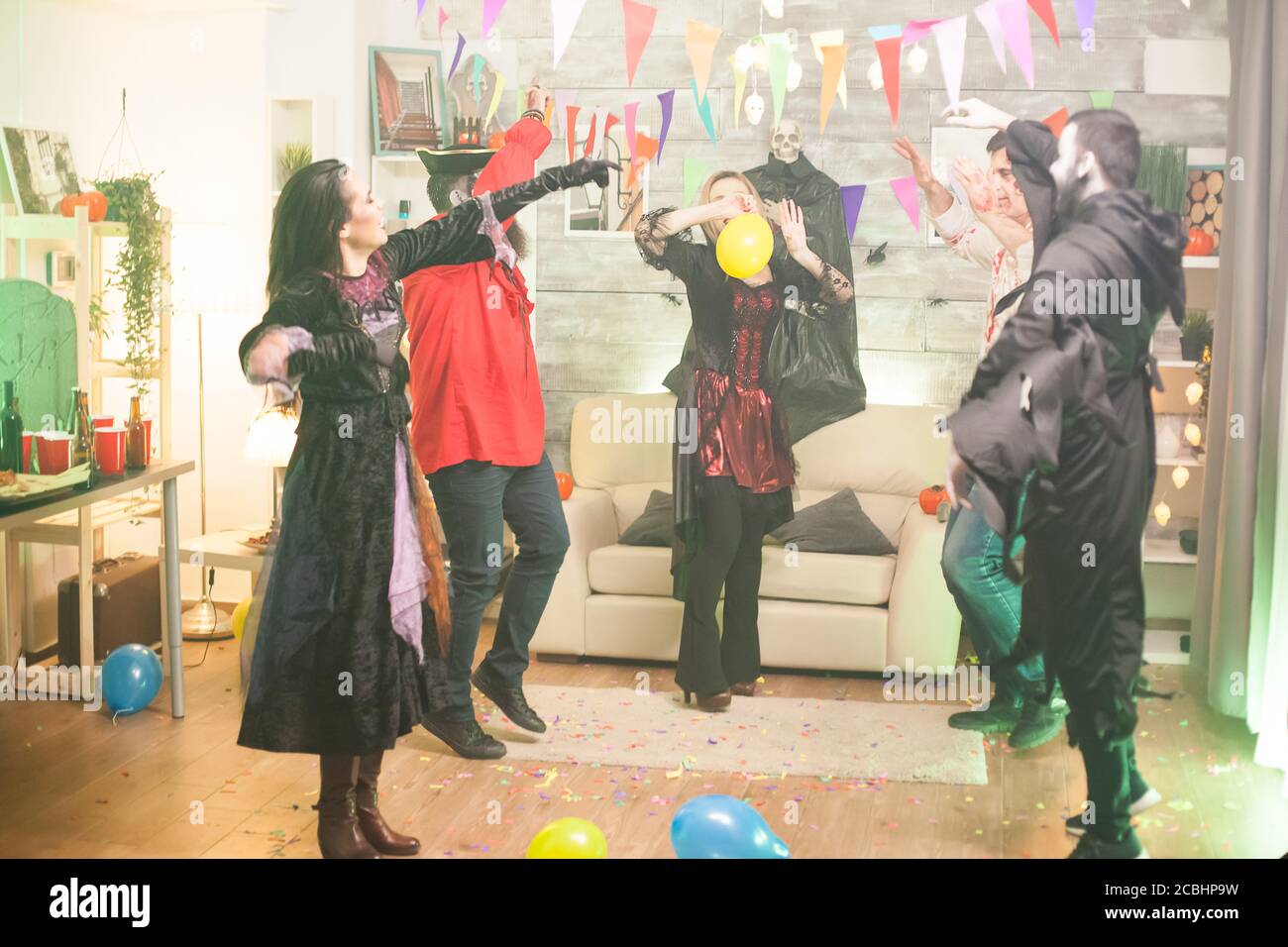 Spooky woman dancing hi-res stock photography and images - Alamy