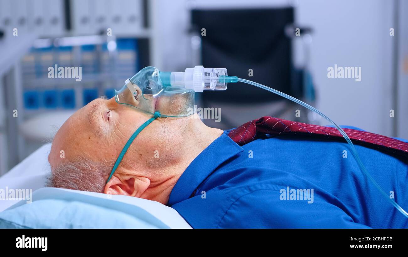 Isolation old unhealthy male patient hi-res stock photography and ...