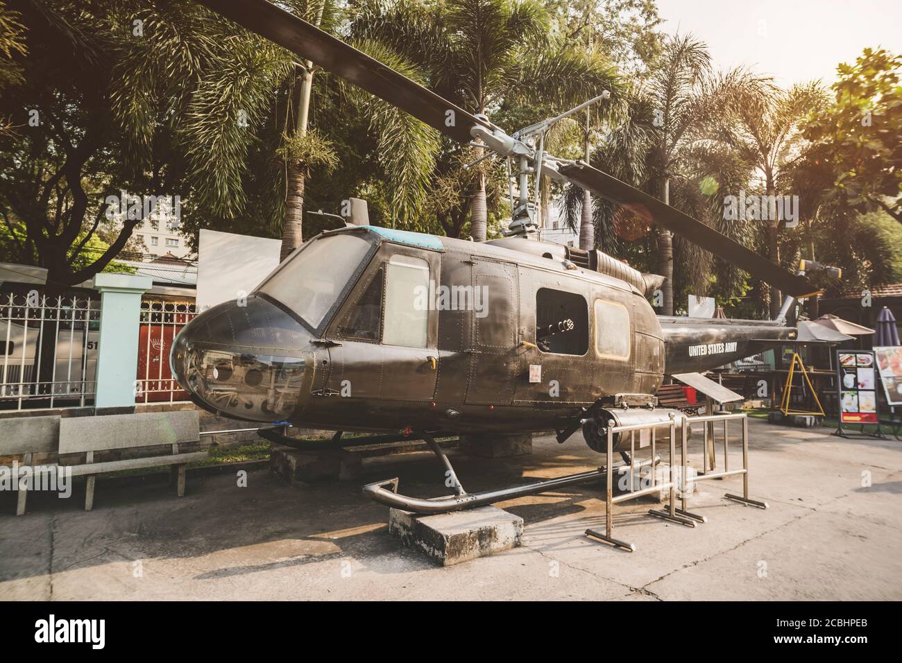 War Remnants Museum military equipment exhibition Stock Photo - Alamy