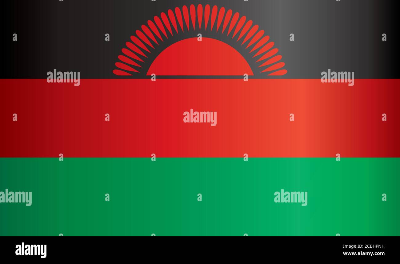 Flag of Malawi, Republic of Malawi. Template for award design, an ...