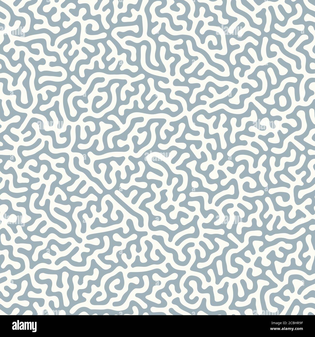 Abstract Organic Background Natural Maze Labyrinth Reaction Diffusion Pattern Seamless Vector