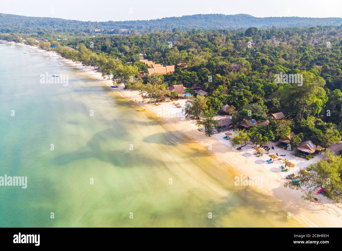 Koh rong island beach aerial hi-res stock photography and images - Alamy