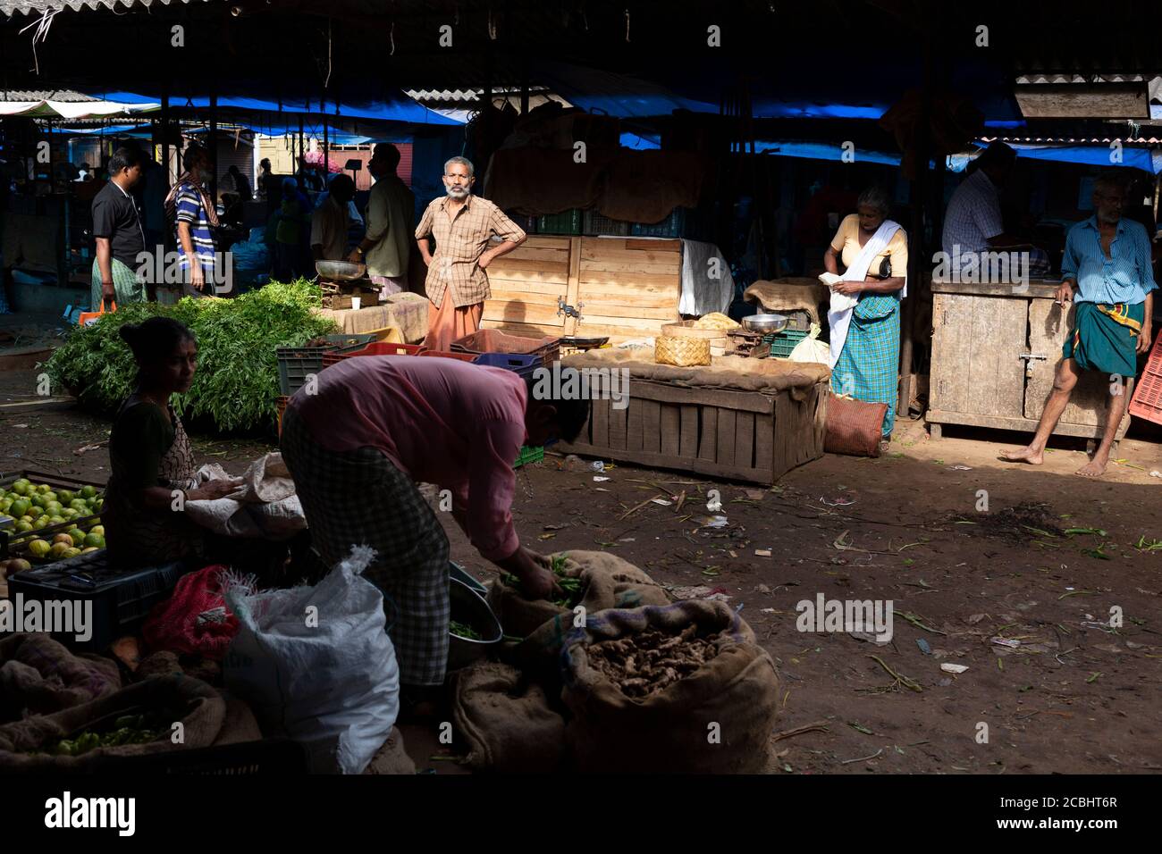 Market in chalai trivandrum kerala hi-res stock photography and images ...