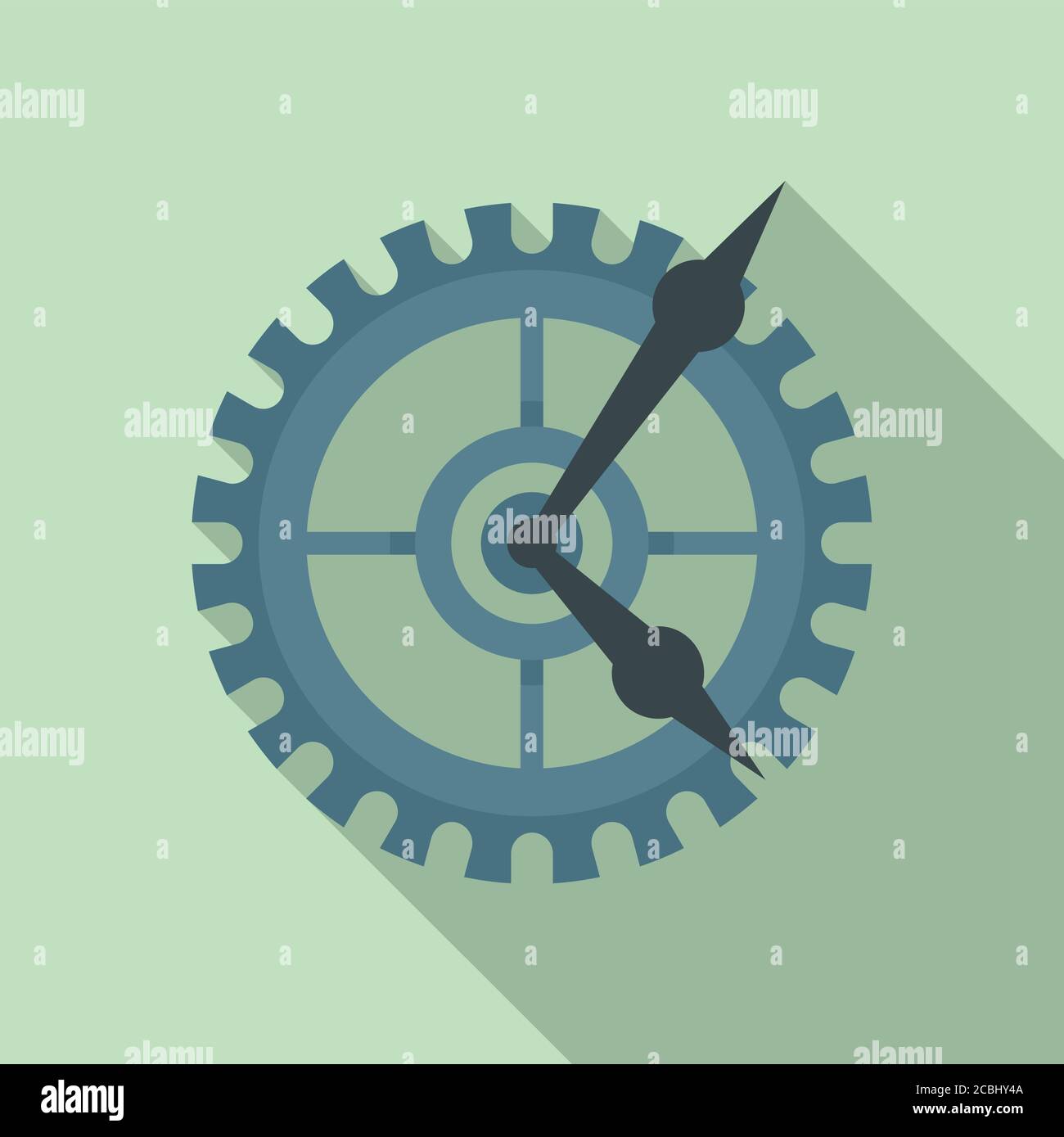 Parts watch repair icon. Flat illustration of parts watch repair vector ...