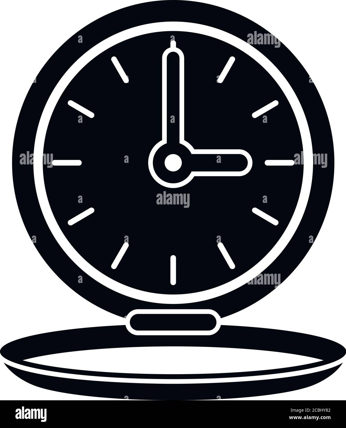 Gold portable watch repair icon. Simple illustration of gold portable ...