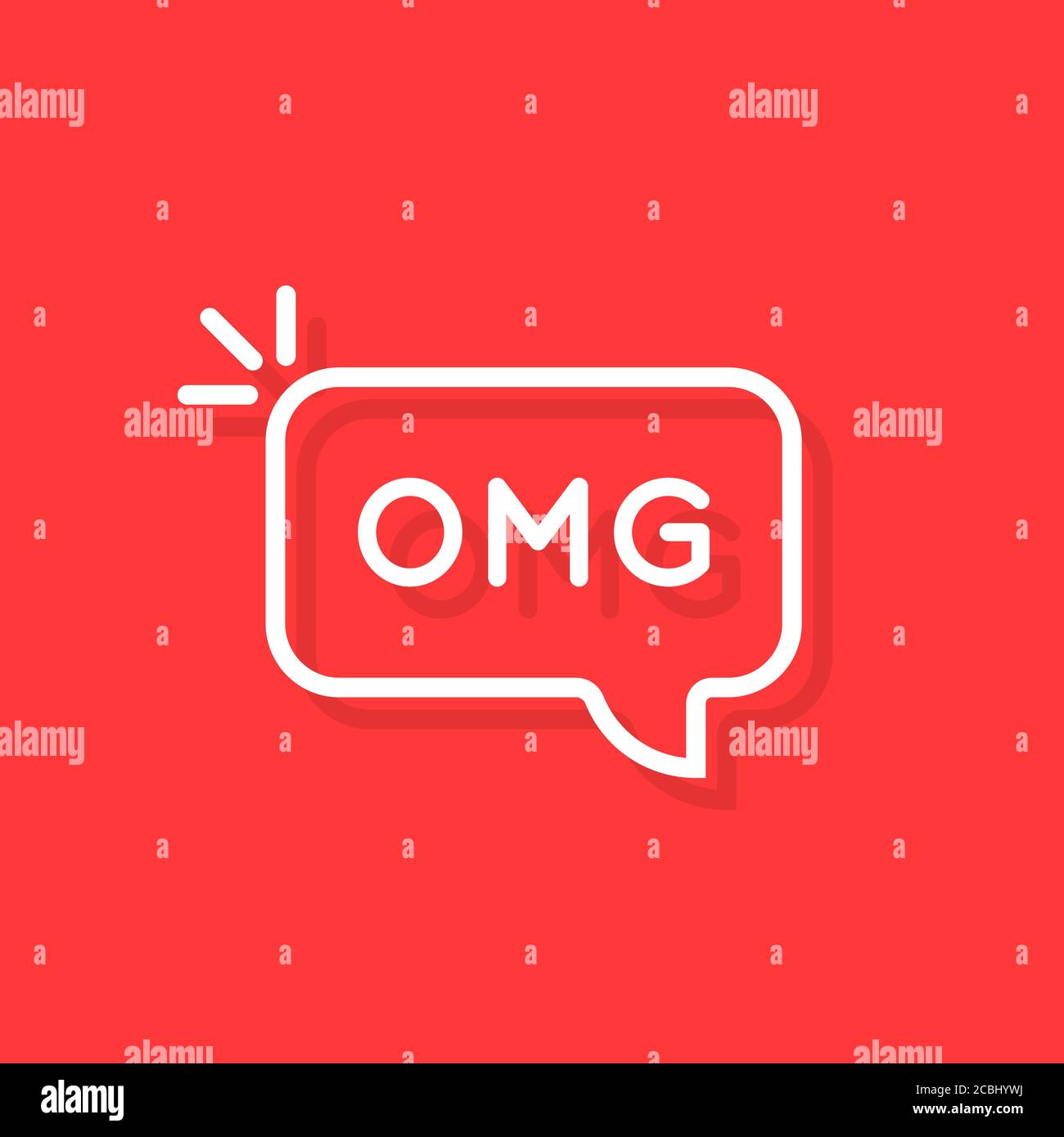 Speech bubble meme Stock Vector Images - Alamy