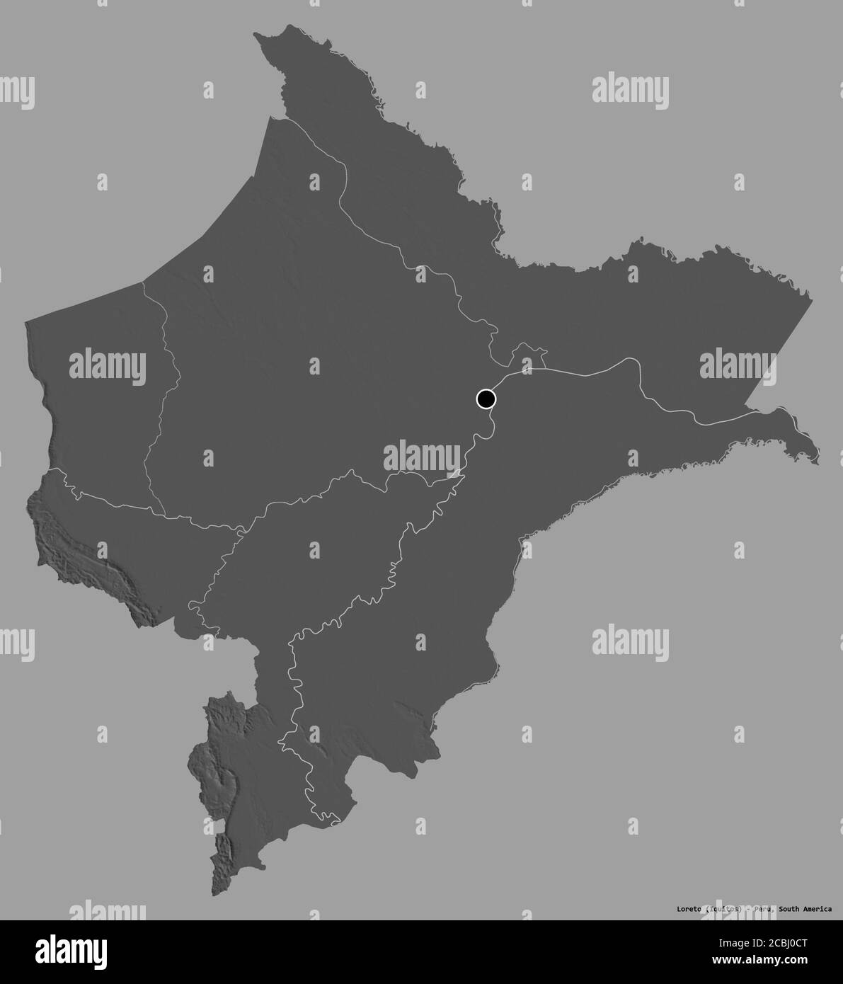 Loreto map hi-res stock photography and images - Alamy