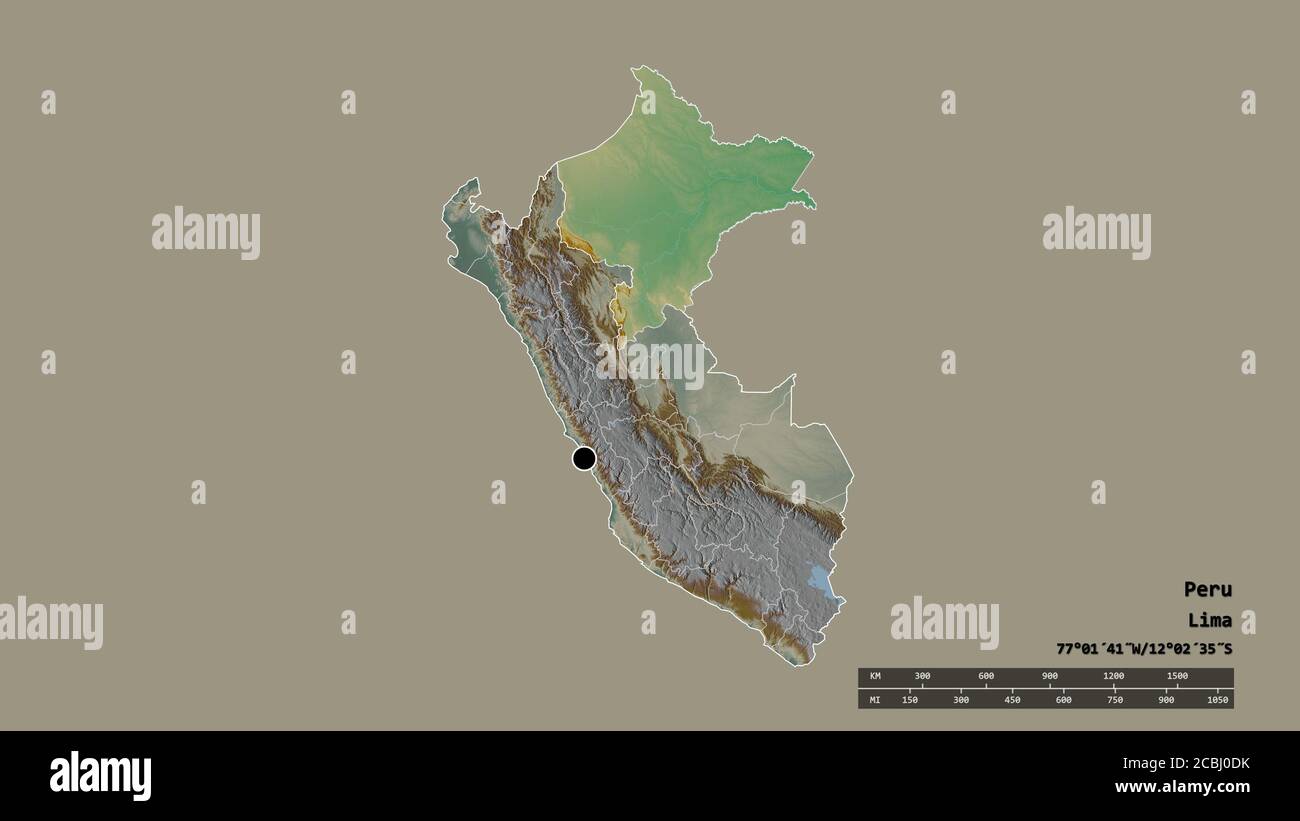 Loreto map hi-res stock photography and images - Alamy