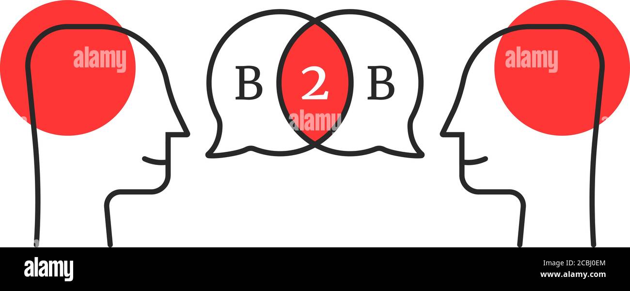 Company cooperation icon outline Stock Vector Images - Alamy