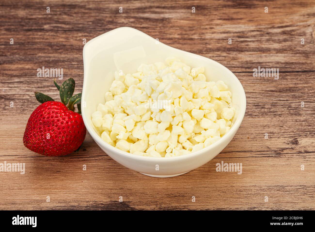 Dietary food - grain cottage cheese in the bowl Stock Photo - Alamy