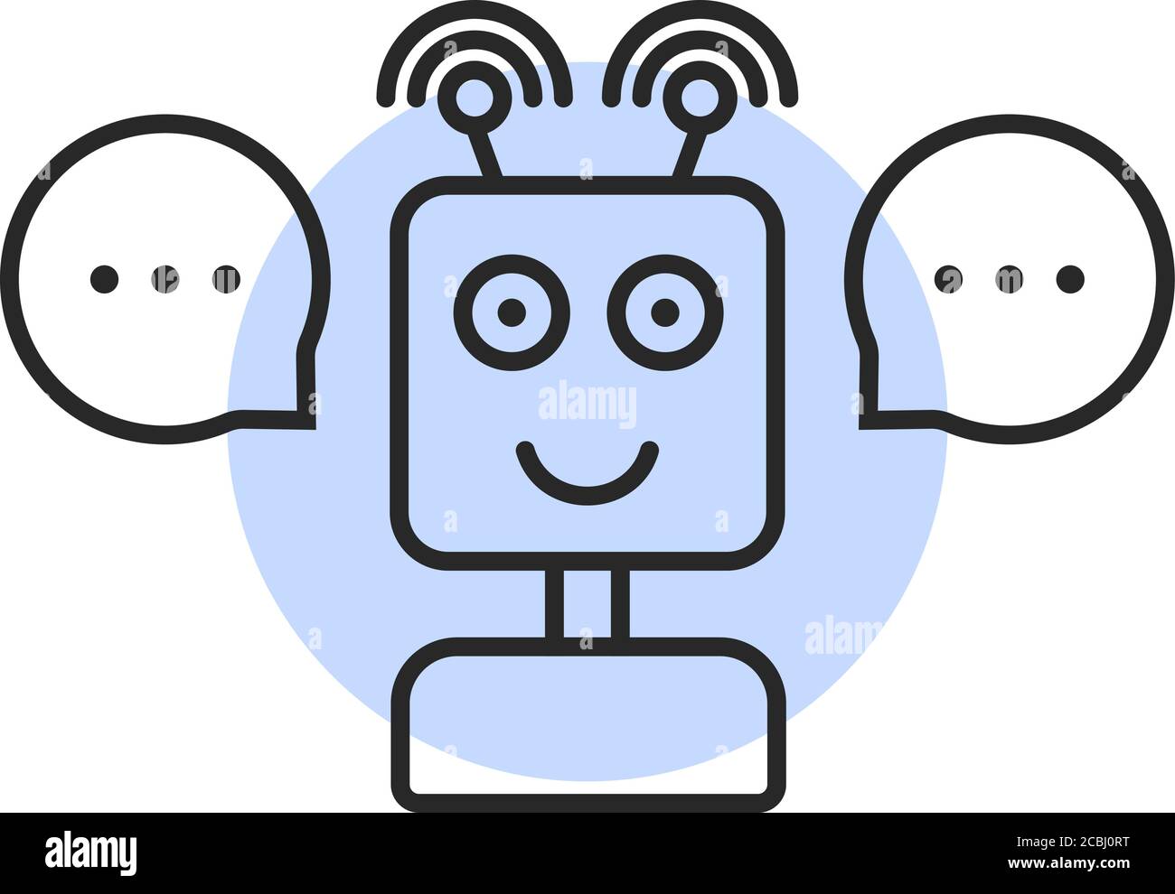 Chat bot artificial intelligence robo hi-res stock photography and ...