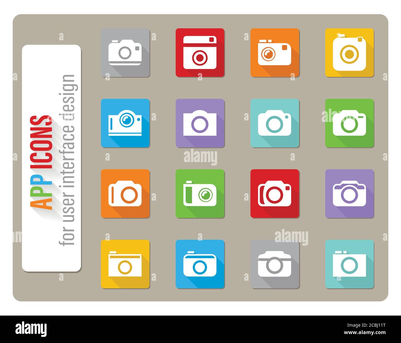 camera icon set Stock Vector Image & Art - Alamy
