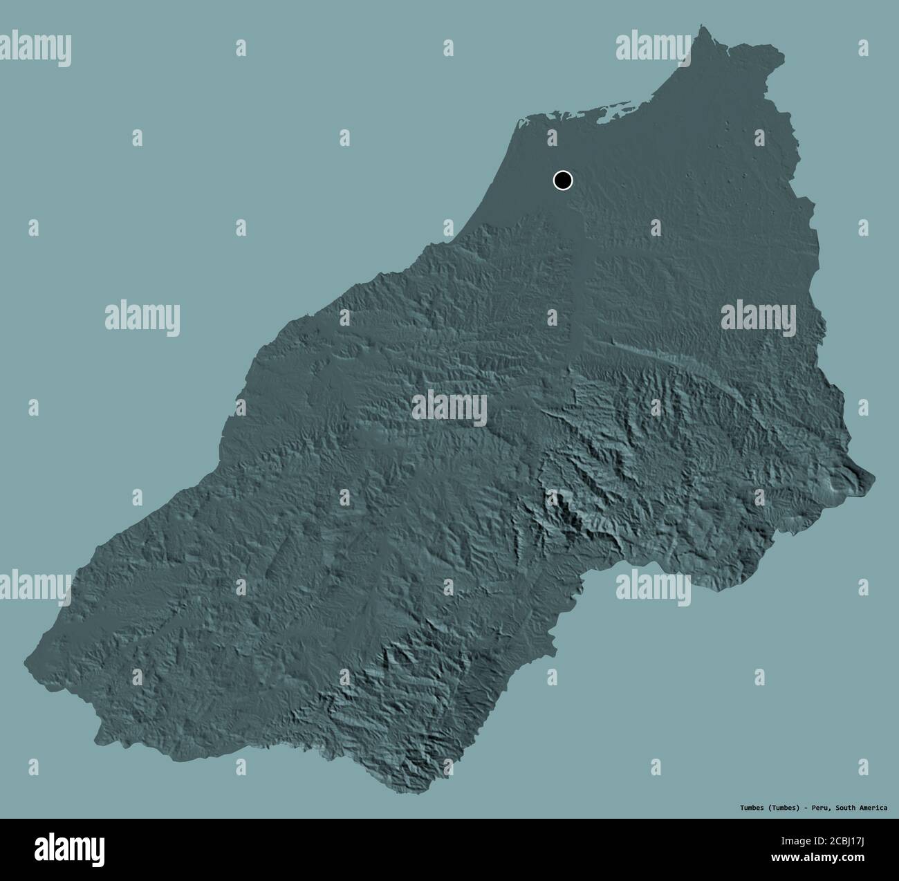 Tumbes map hi-res stock photography and images - Alamy