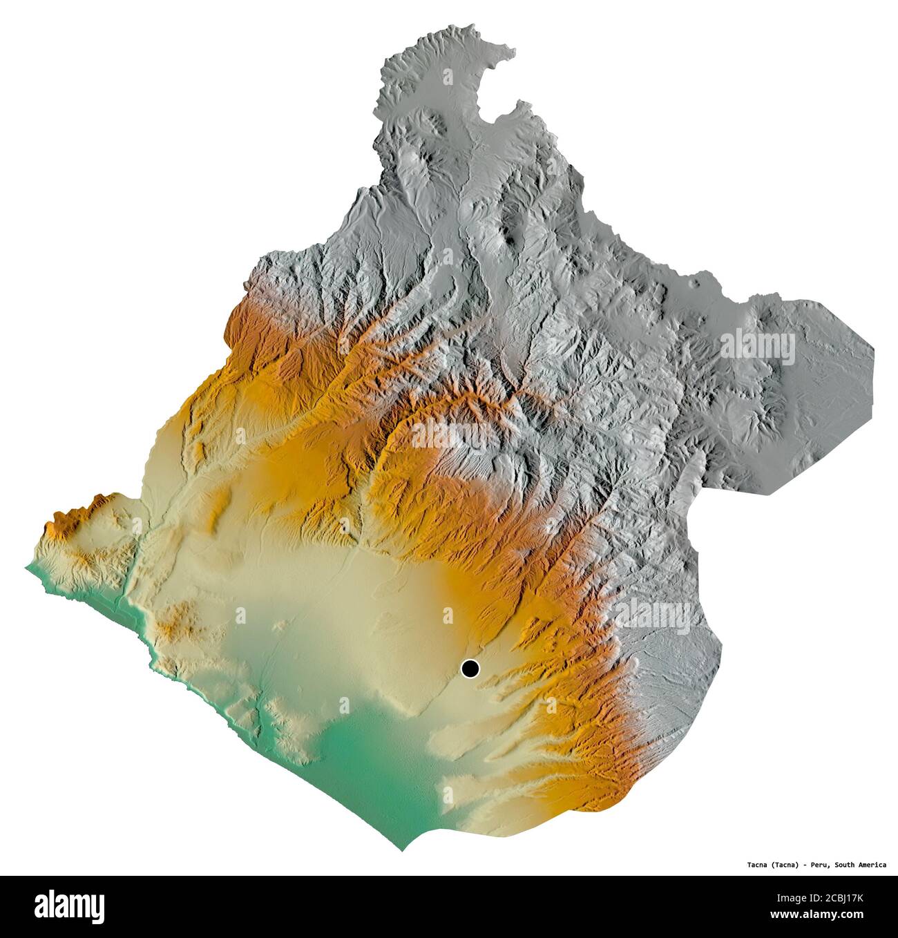 Peru relief map hi-res stock photography and images - Alamy