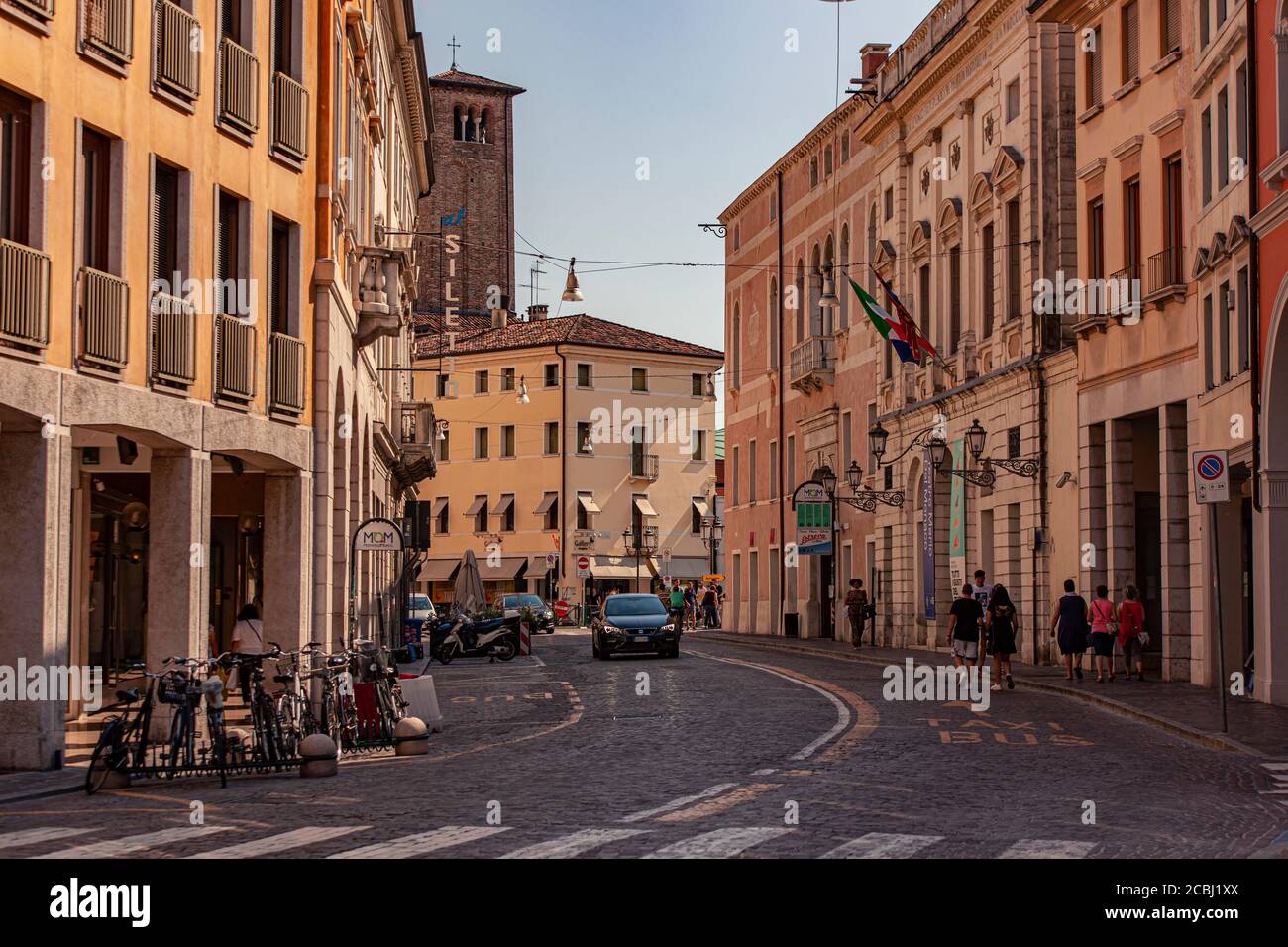 Landscape of buildings in Treviso in Italy 6 Stock Photo - Alamy