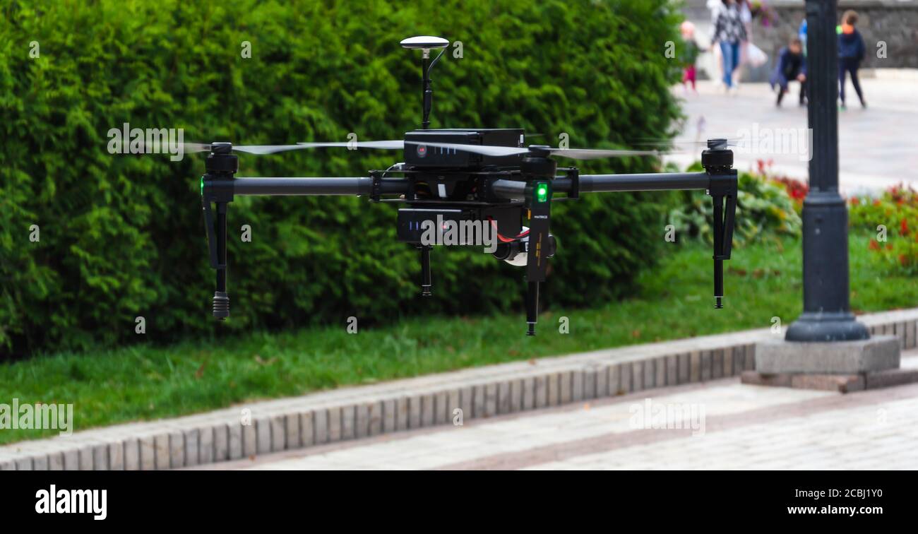 Modern future drone hi-res stock photography and images - Alamy