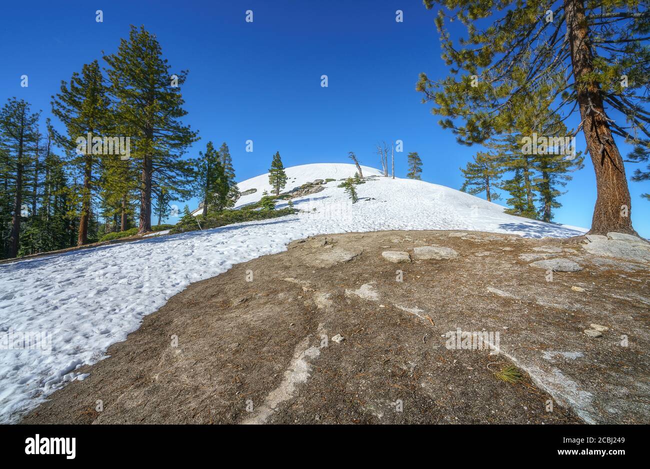 yosemite national park from sentinel dome in california Stock Photo - Alamy