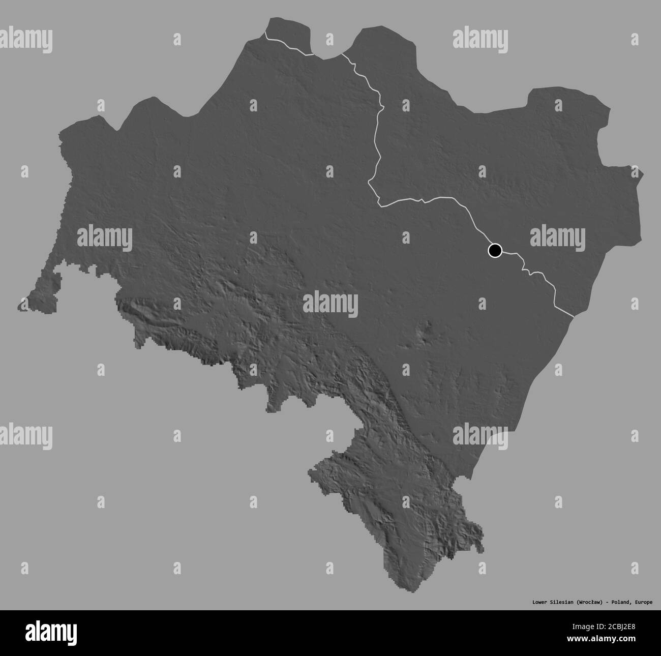 Wroclaw on a map Black and White Stock Photos & Images - Alamy