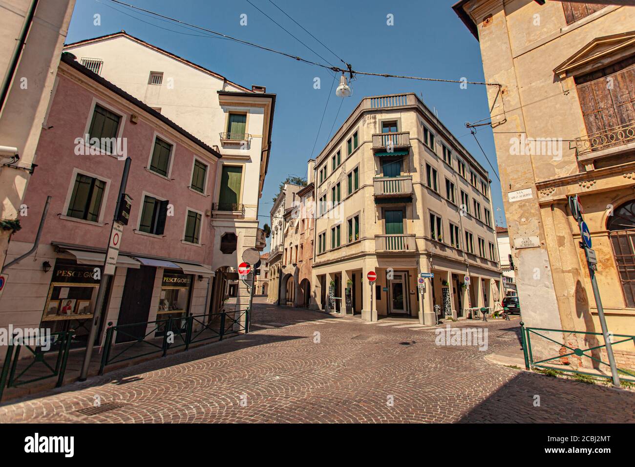 Landscape of buildings in Treviso in Italy 2 Stock Photo - Alamy