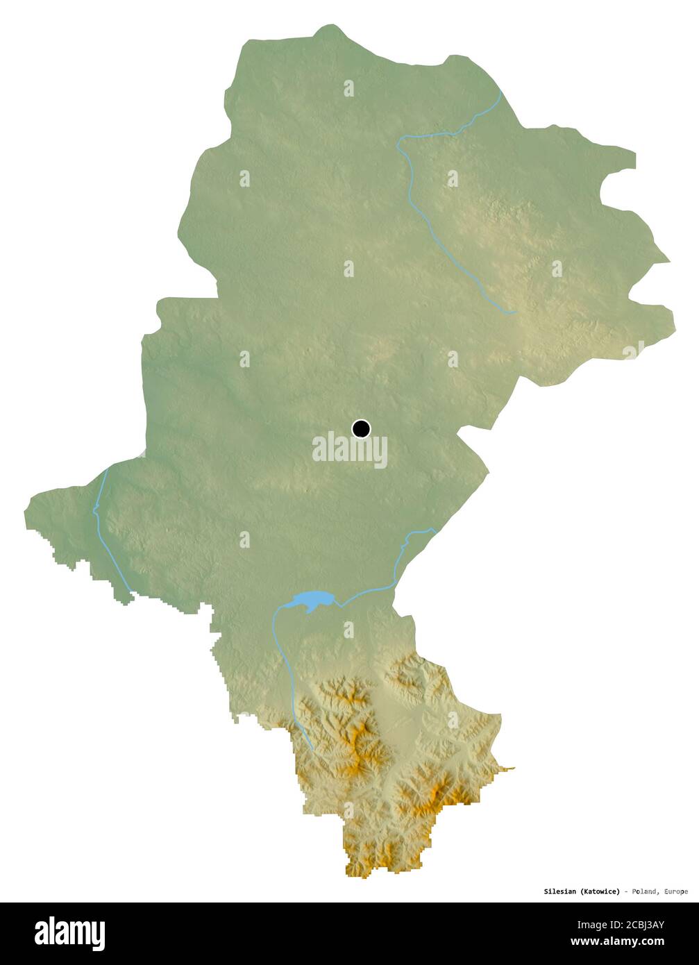 Map of slaskie hi-res stock photography and images - Alamy