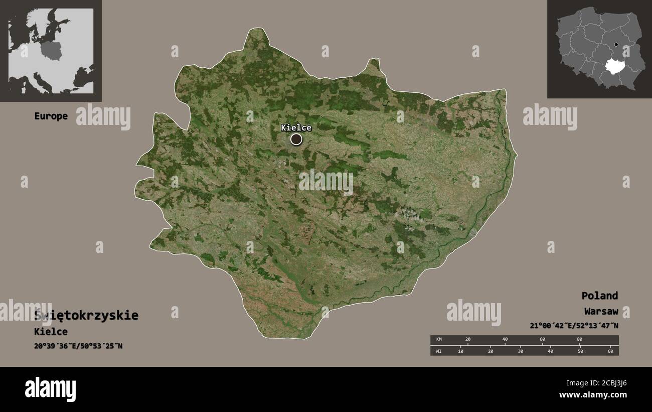 Map satellite geography poland hi-res stock photography and images - Alamy