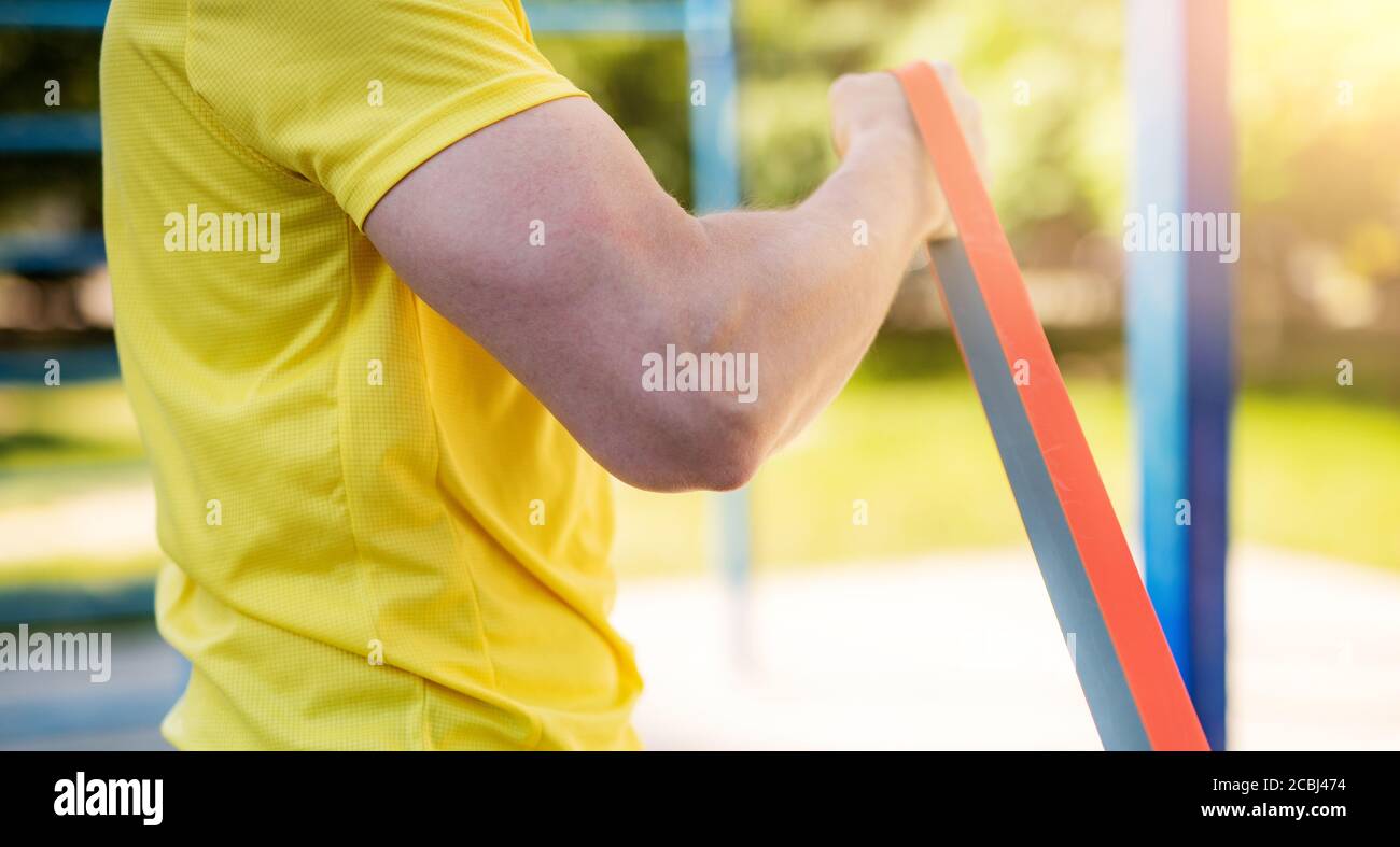 Rubber band wrist hi-res stock photography and images - Alamy