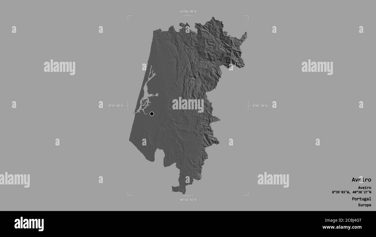 Map of aveiro portugal Black and White Stock Photos & Images - Alamy