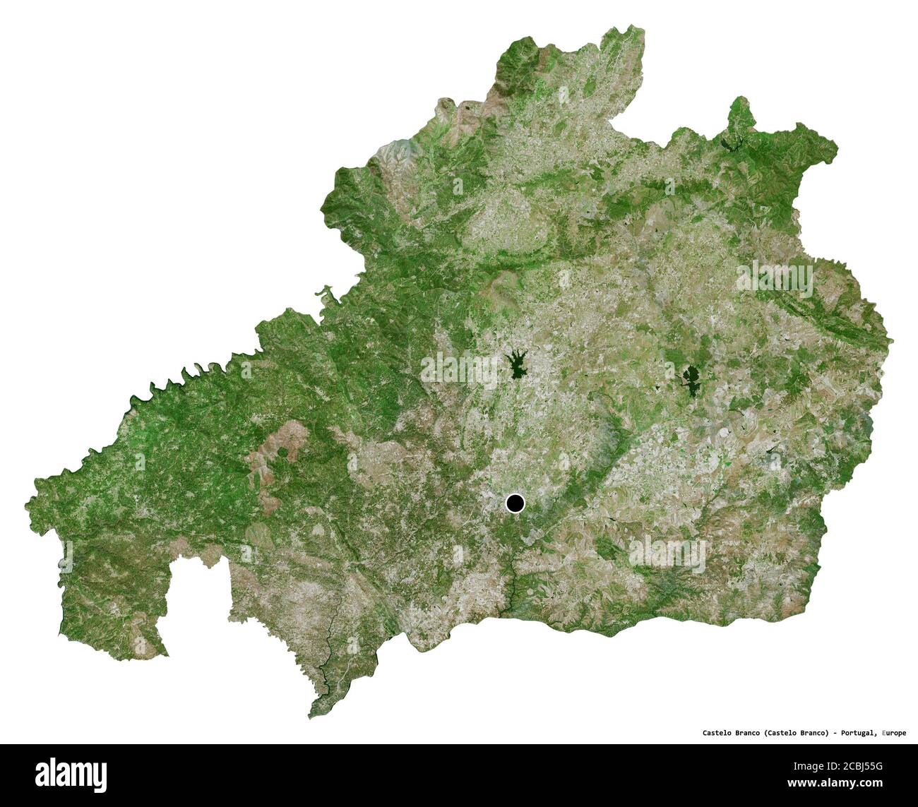 Castelo branco portugal map Cut Out Stock Images & Pictures - Alamy
