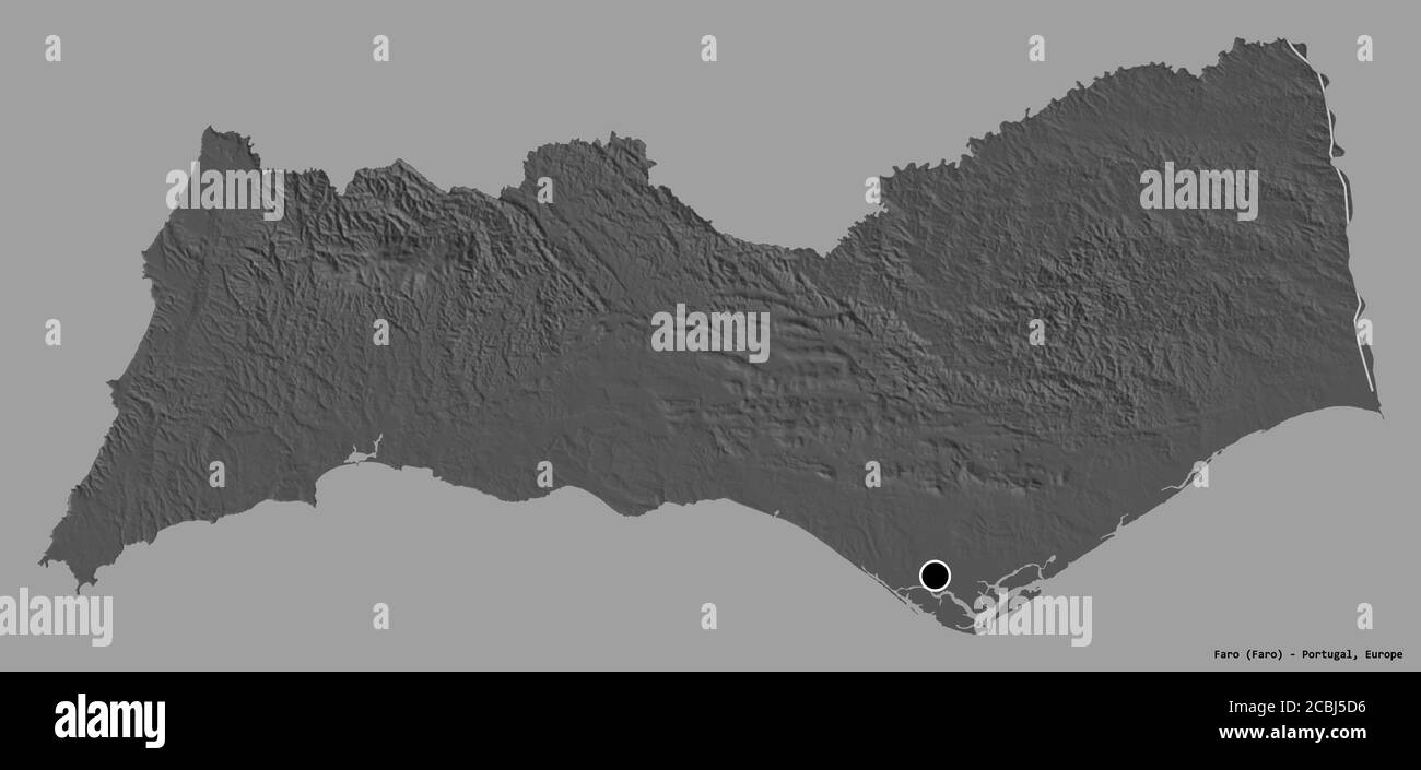 Faro on a map hi-res stock photography and images - Alamy