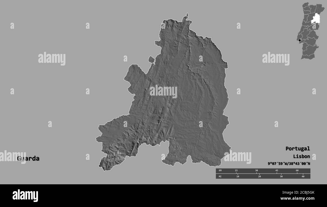 Map of guarda hi-res stock photography and images - Alamy