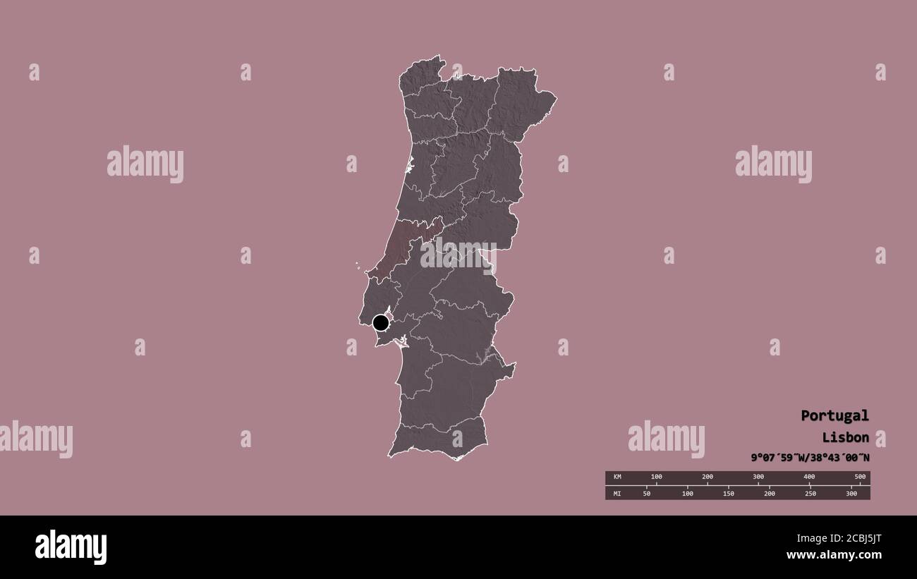 Leiria Portugal Map High Resolution Stock Photography and Images - Alamy