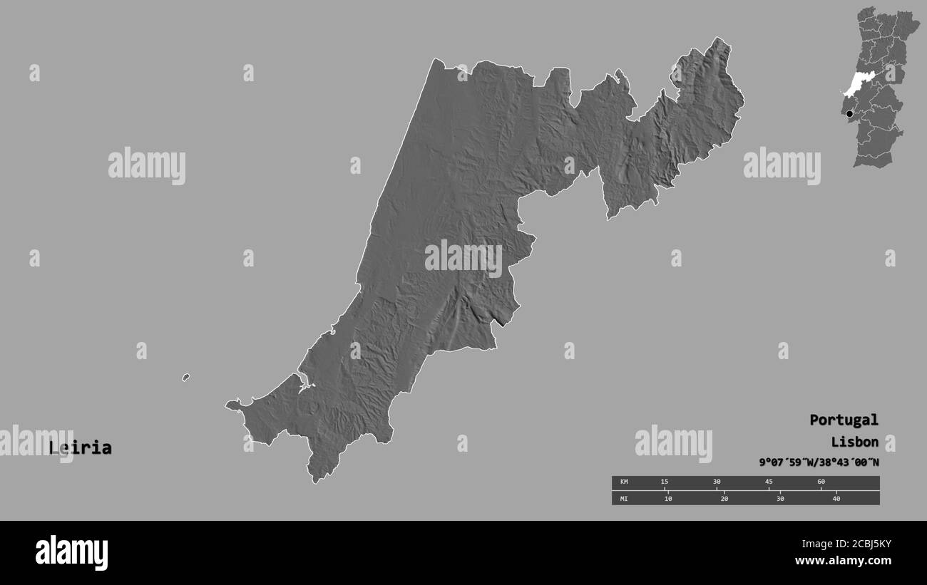 Leiria map hi-res stock photography and images - Alamy