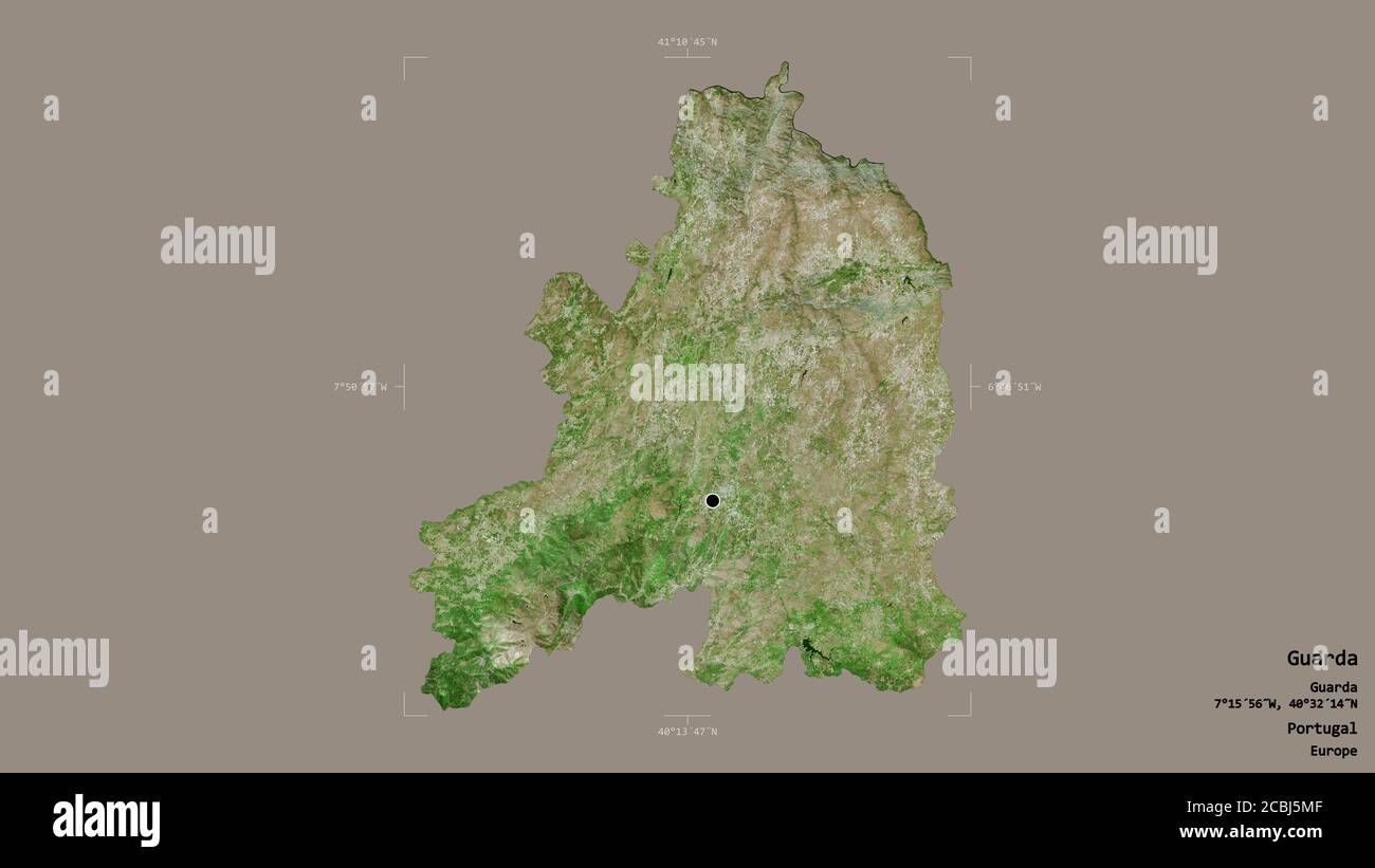 Guarda portugal on a map hi-res stock photography and images - Alamy