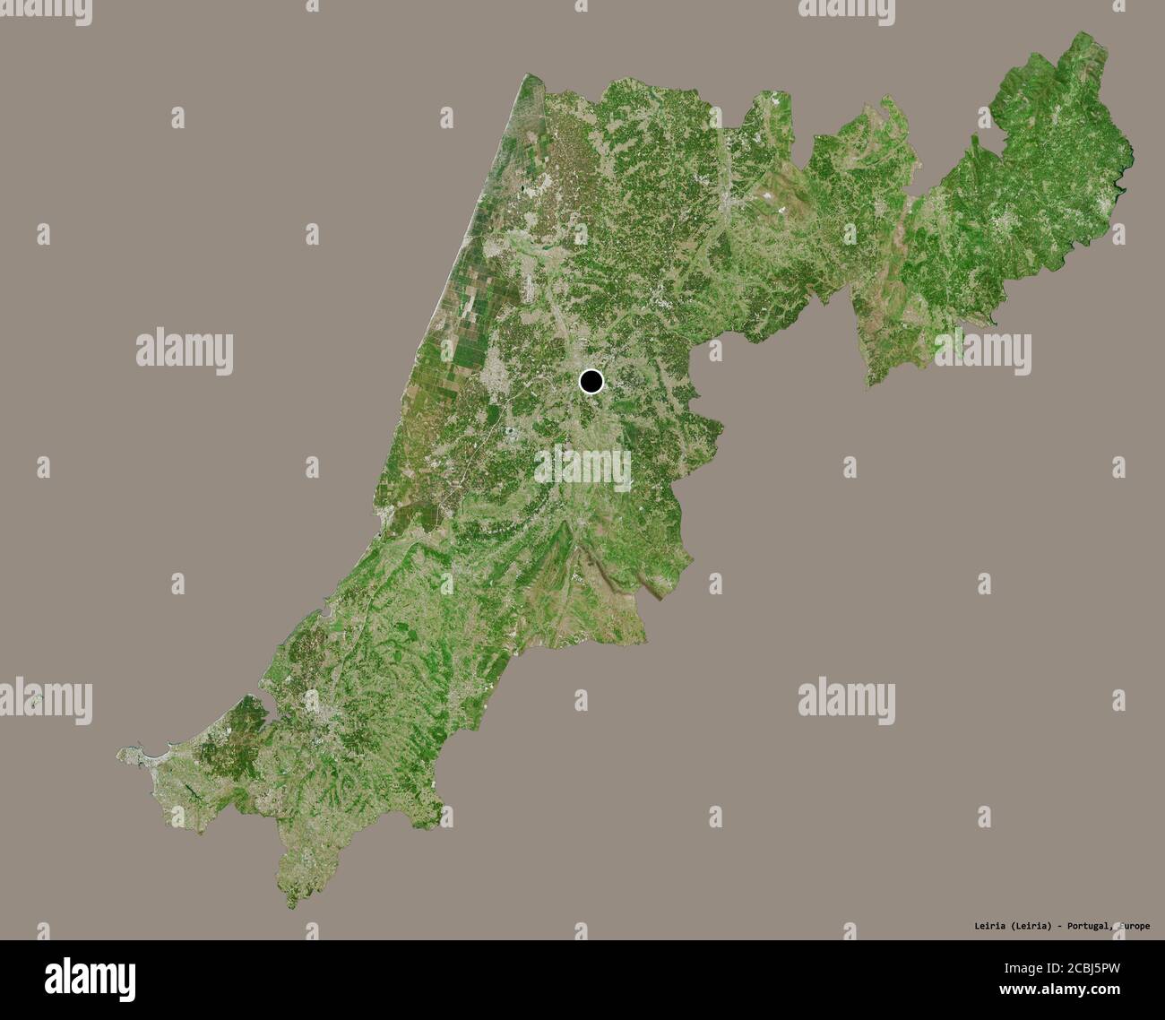 Leiria portugal on a map hi-res stock photography and images - Alamy