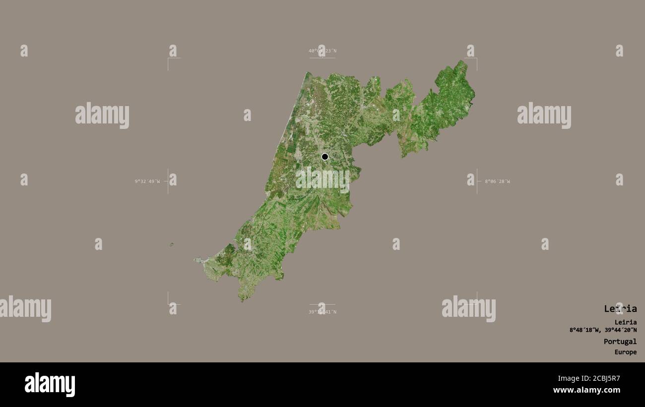 Leiria portugal on a map hi-res stock photography and images - Alamy