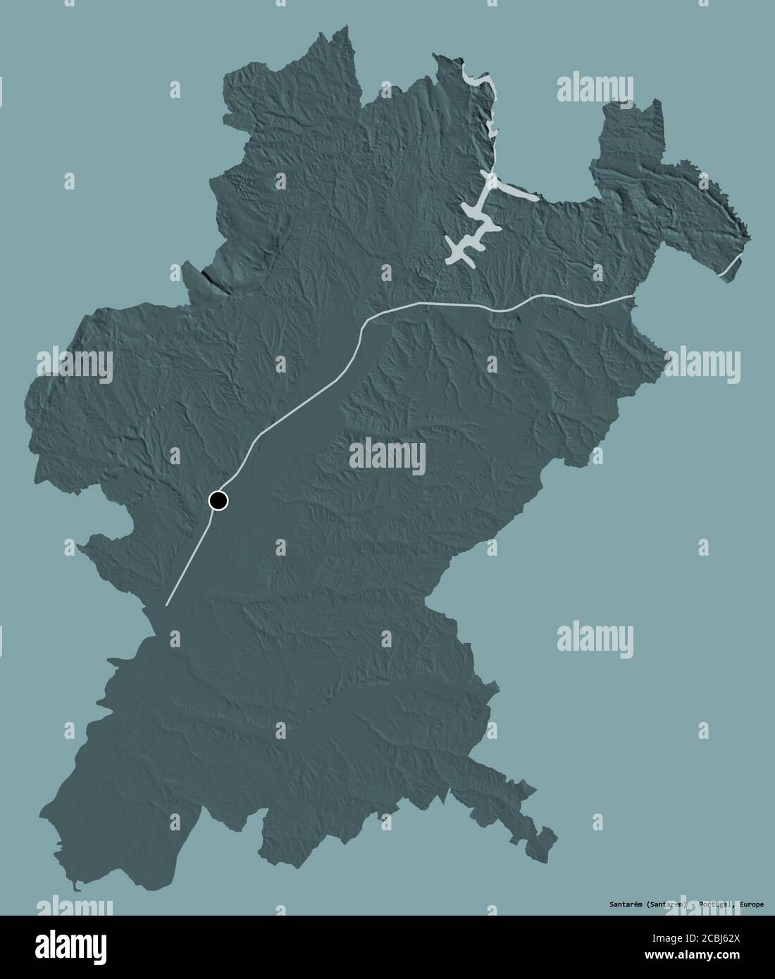 Map of santarem hi-res stock photography and images - Alamy