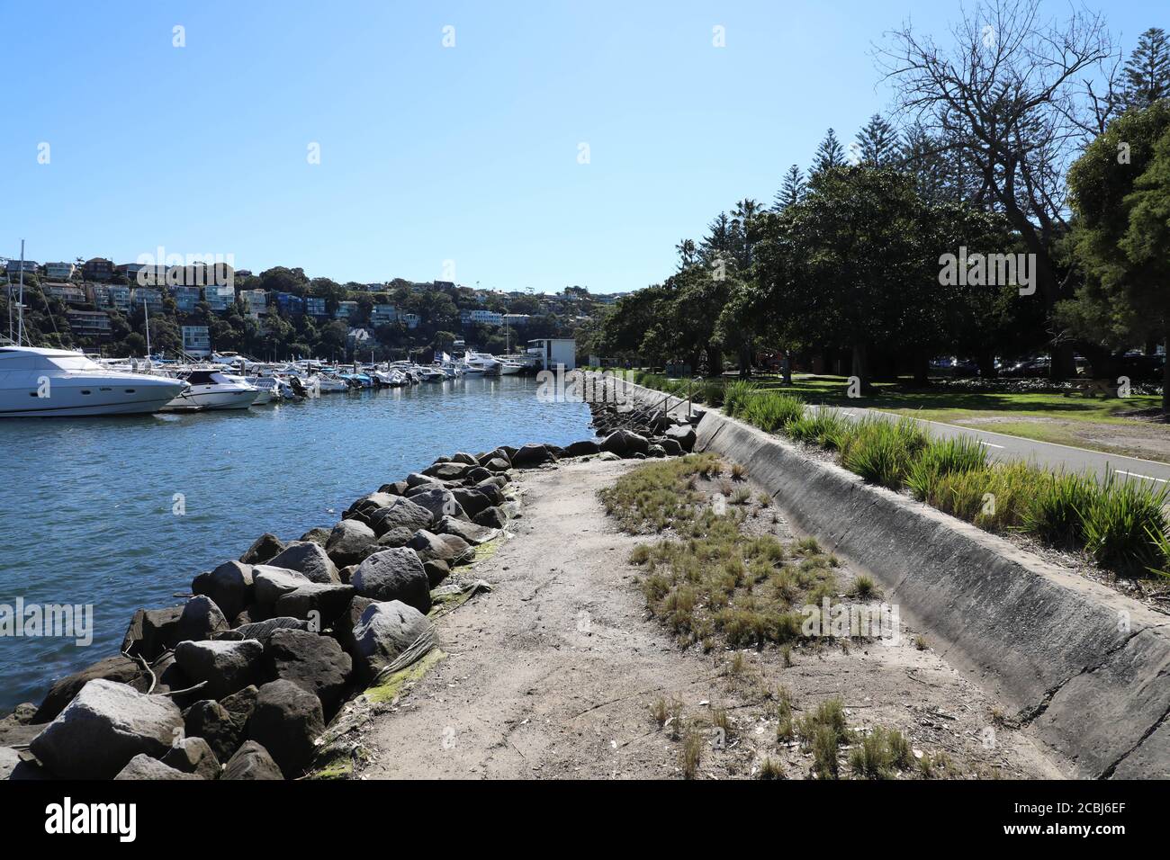 Western side of Spit Bridge connecting the Sydney suburbs of Mosman and ...