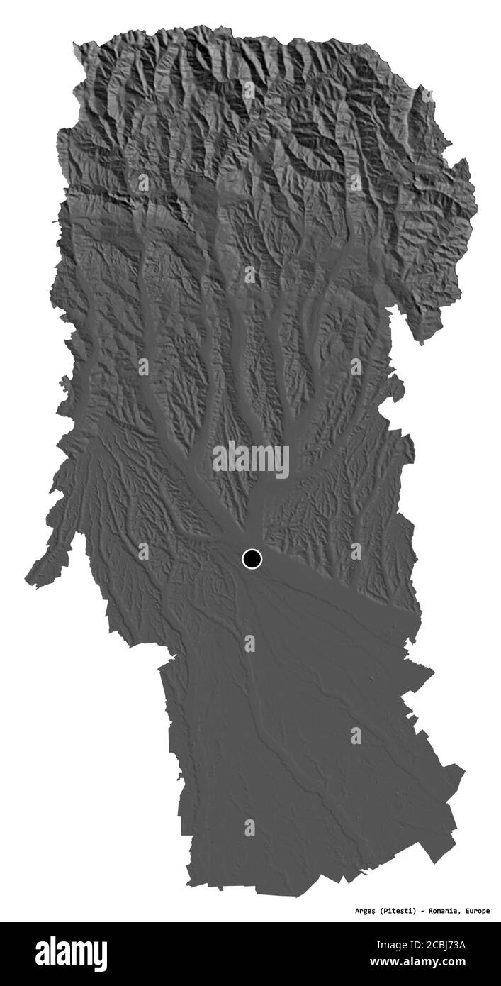 Map of pitesti Cut Out Stock Images & Pictures - Alamy